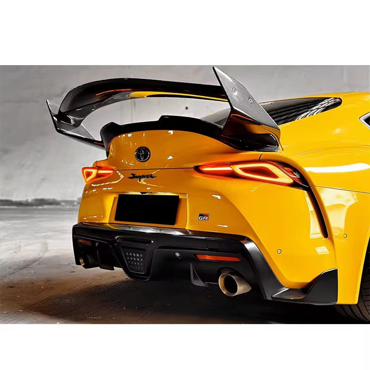 Carbon Fiber Rear Spoiler Ducktail & GT Wing Toyota GR Supra A90/A91 ...